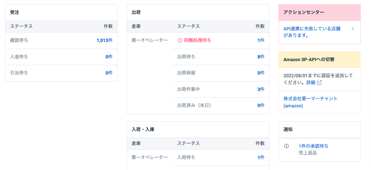 Amazon.co.jp セリングパートナーAPI（SP-API）への切り替え – LOGILESS ヘルプセンター